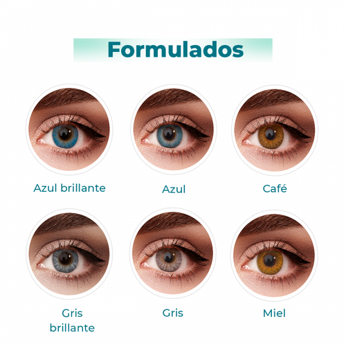 Lentes de contacto ópticos blandos diarios desechables, quincenales y ...